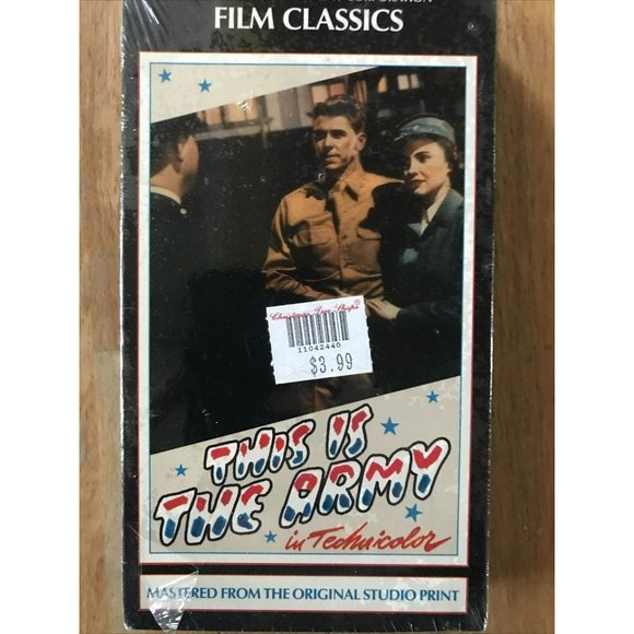 Media | This Is The Army Vhs Video Ronald Reagan Joe Louis Kate Smith ...